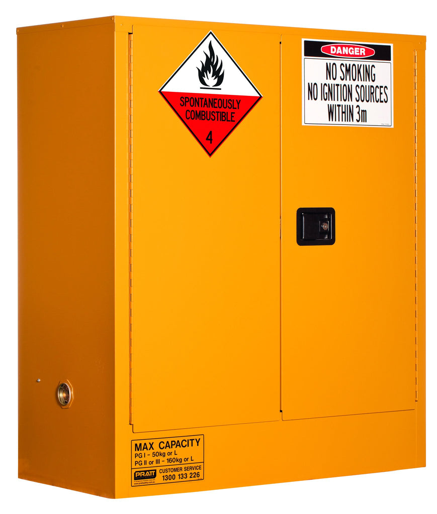 160L Class 4 Hazardous Goods Storage Cabinet 2 Shelf – DG Safety