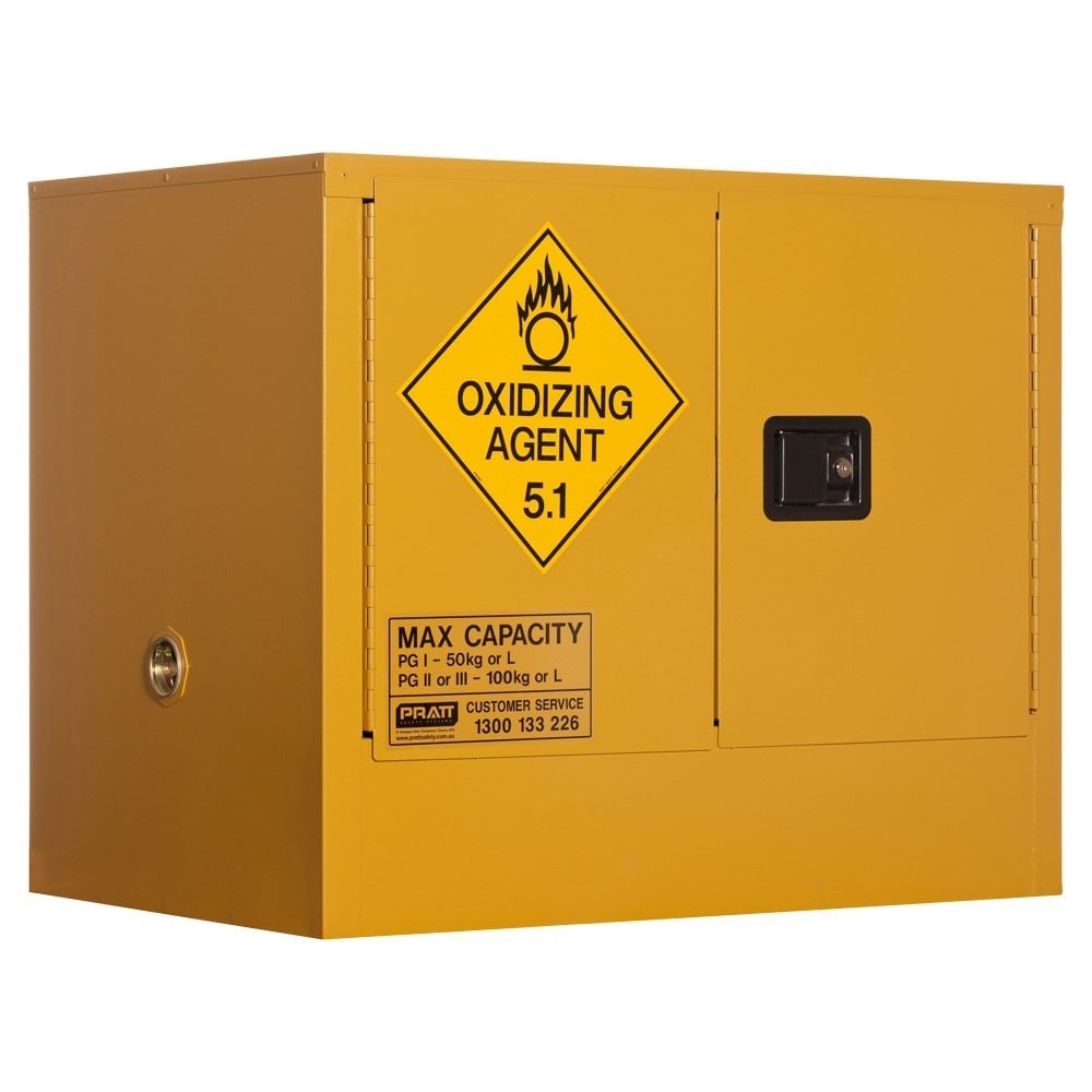 100L Oxidising Agent Dangerous Goods Storage Cabinet – DG Safety