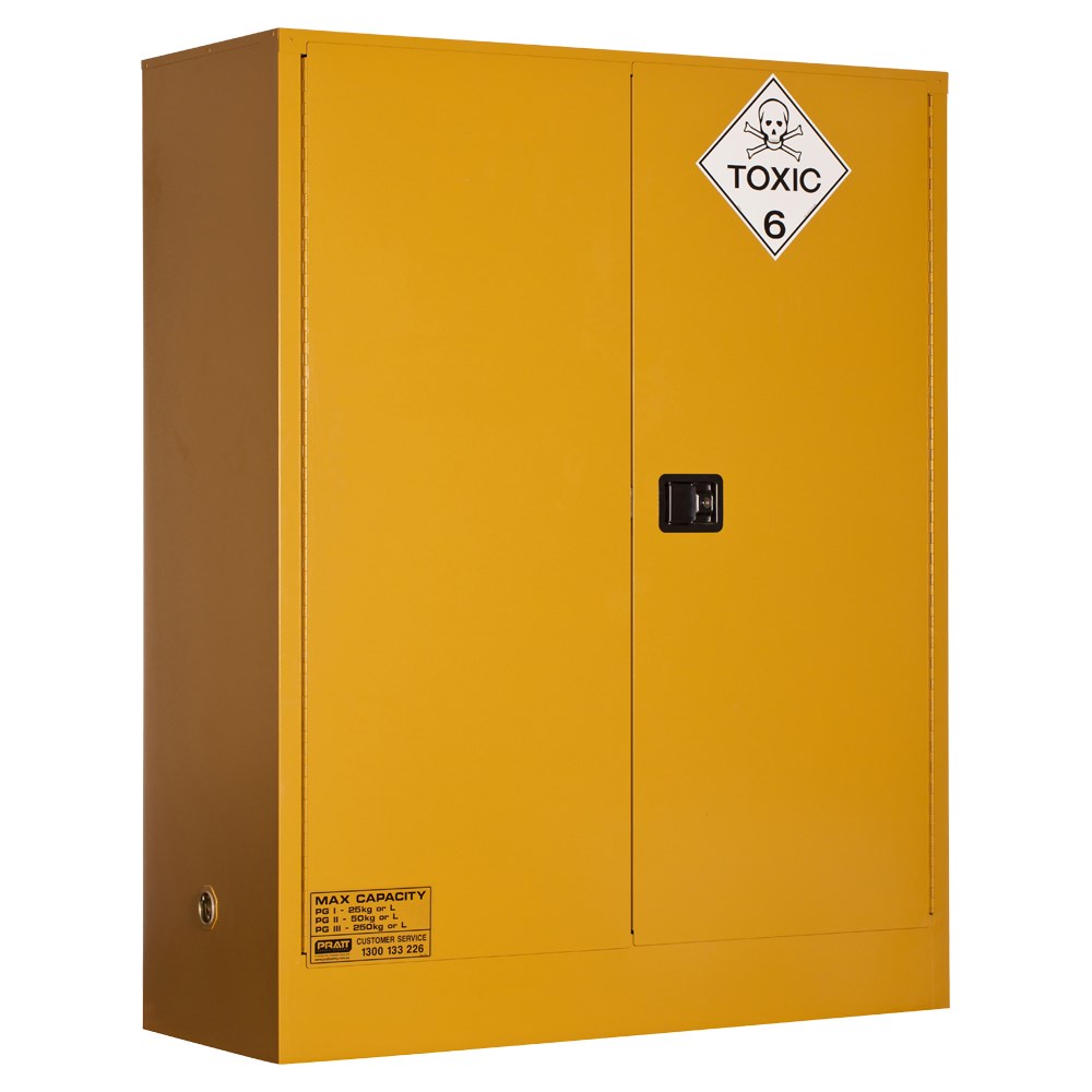 250L Toxic Dangerous Goods Storage Cabinet Wide – DG Safety