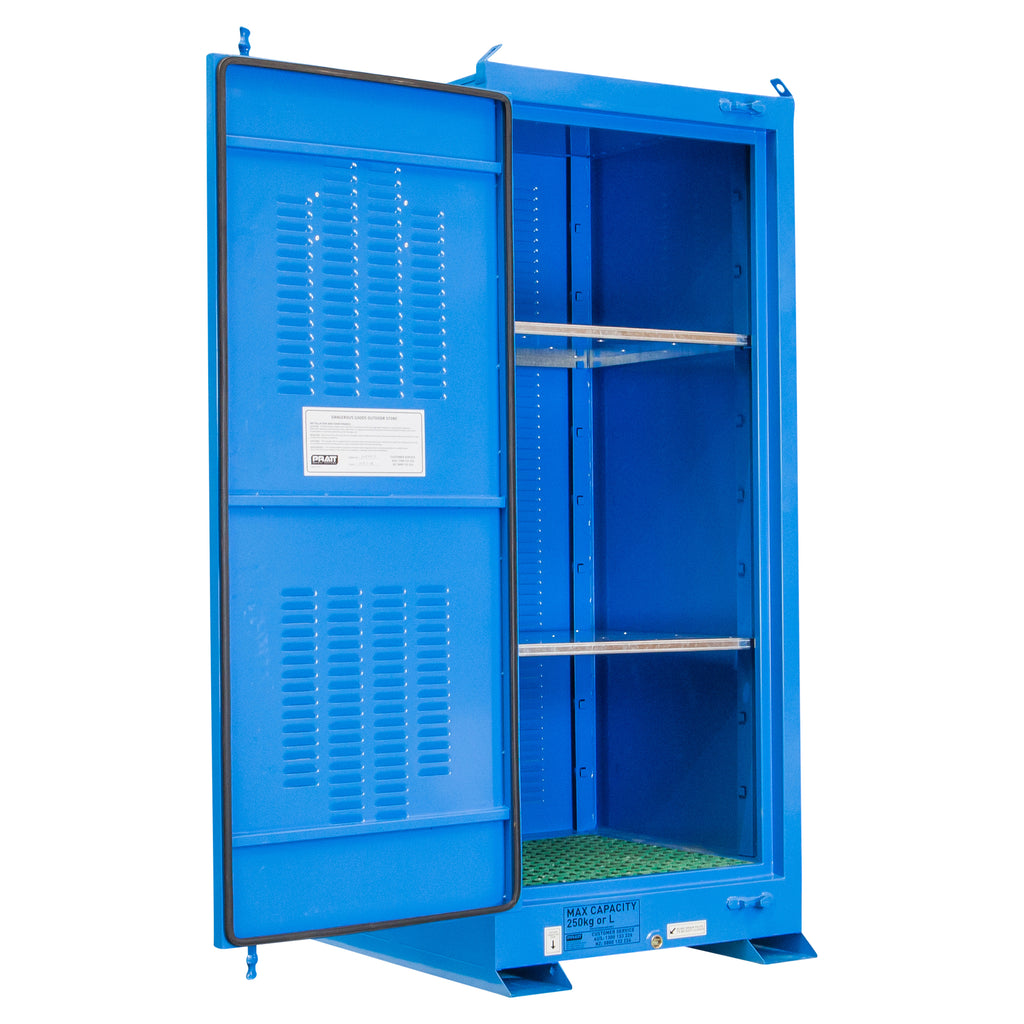 250L Drum Outdoor Dangerous Goods Storage Cabinet – DG Safety