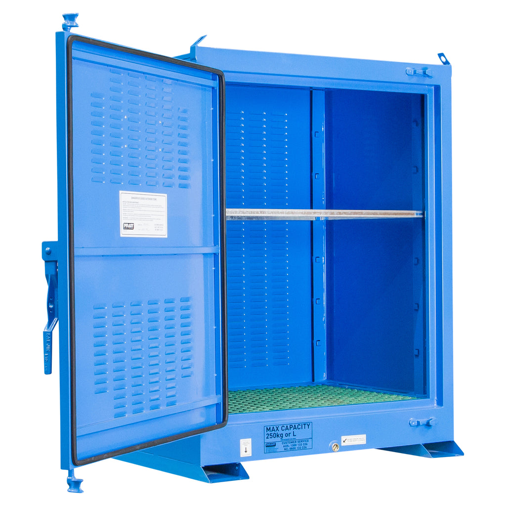 250L Outdoor Dangerous Goods Storage Cabinet – DG Safety